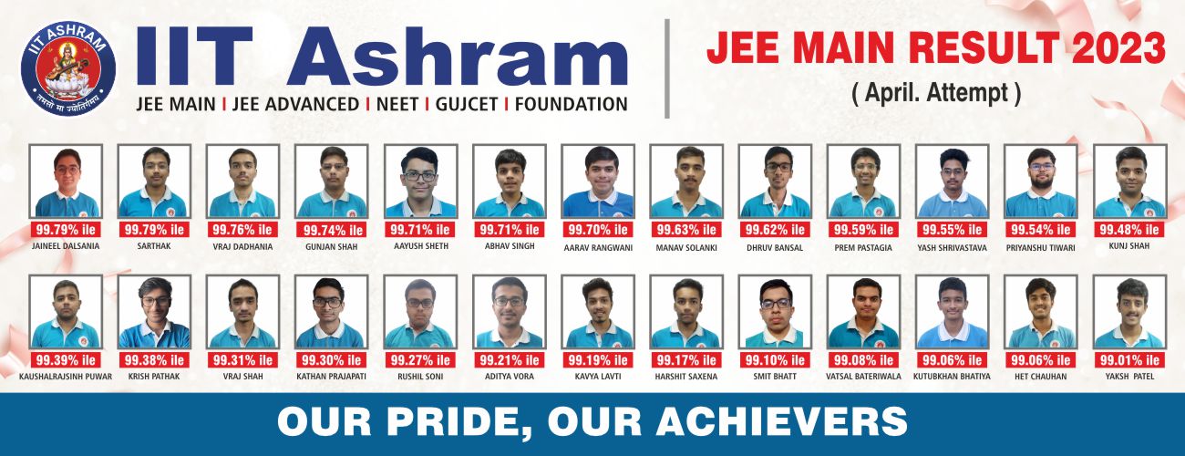 WELCOME TO IIT ASHRAM - VADODARA For IIT-JEE, NTSE, NSEJS, KVPY & Olympiad Aspirants